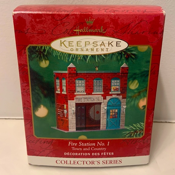 Hallmark | Holiday | 20 Hallmark Fire Station No1 Ornament From Town ...